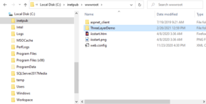 How to build and deploy a three-layer architecture application with C#?