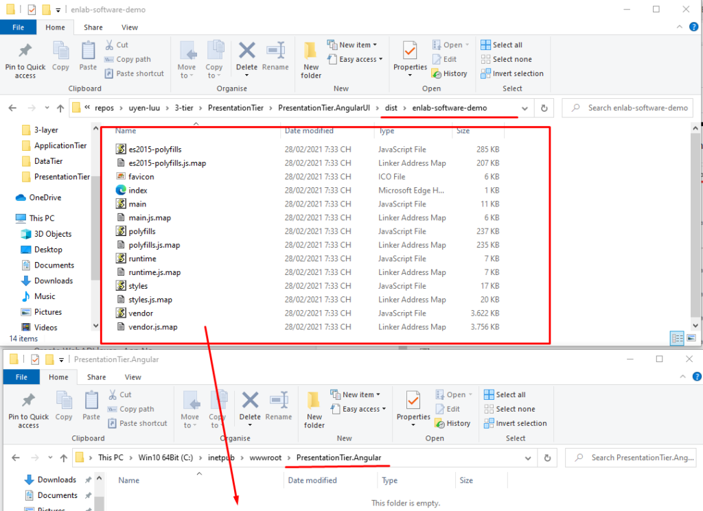 How to build and deploy a three-tier architecture application with C Sharp.
