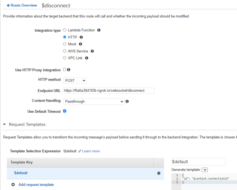Creating real-time chat applications using WebSocket APIs in API Gateway
