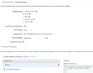 Creating real-time chat applications using WebSocket APIs in API Gateway