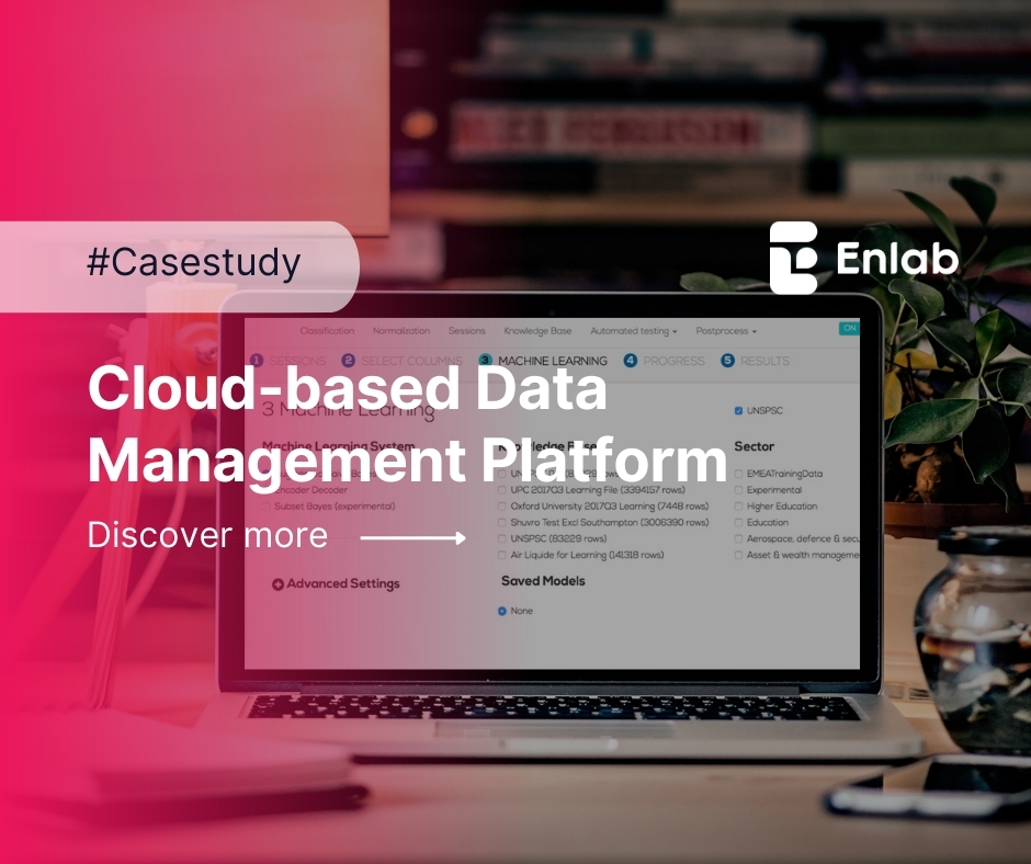 Custom Software | Data Management Platform | Enlab Software