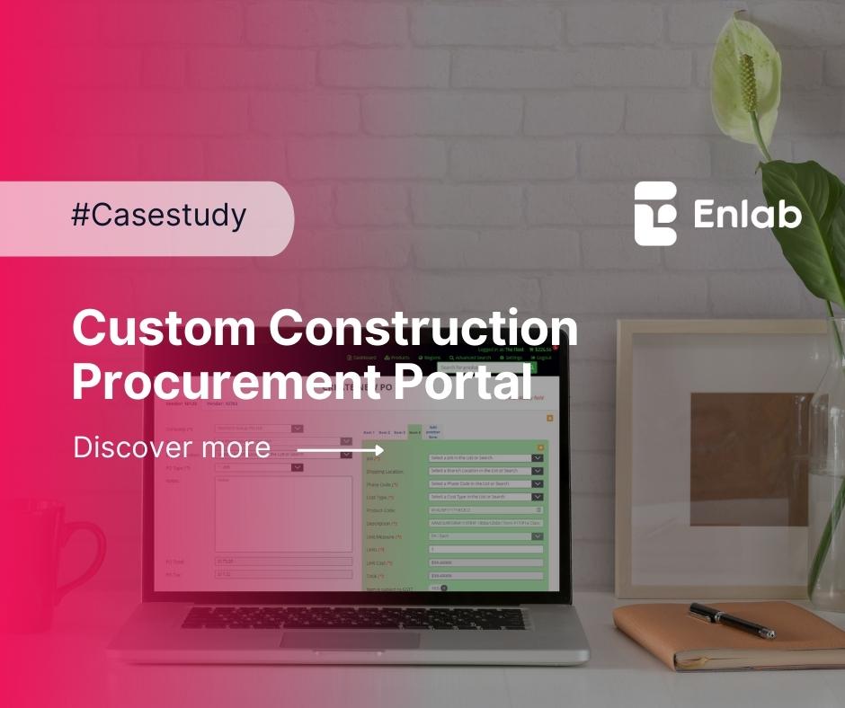 Custom Software | Procurement Desktop Application | Enlab Software